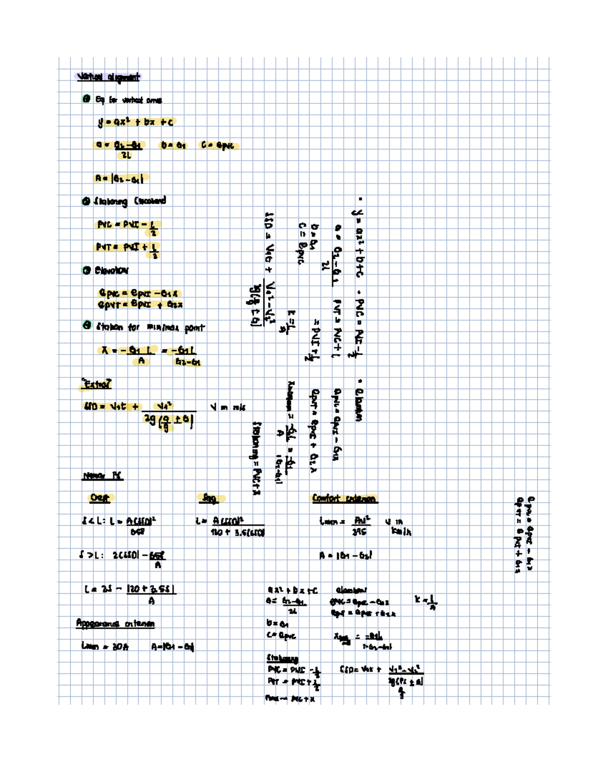 3. Vertical alignments - vertical alignment Egforverticalcurve y axe ...