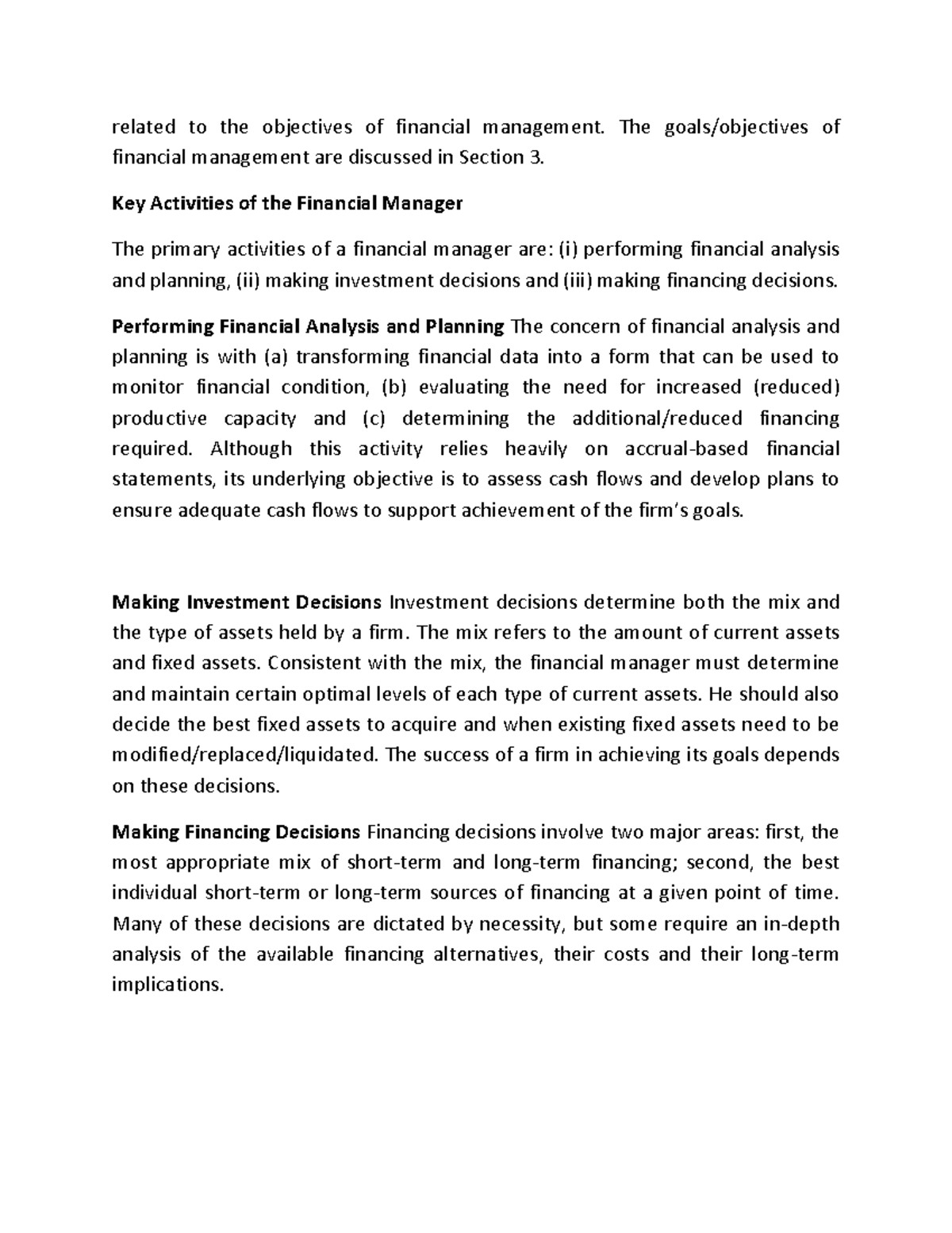 Finance and Economics The relevance of economics to financial ...