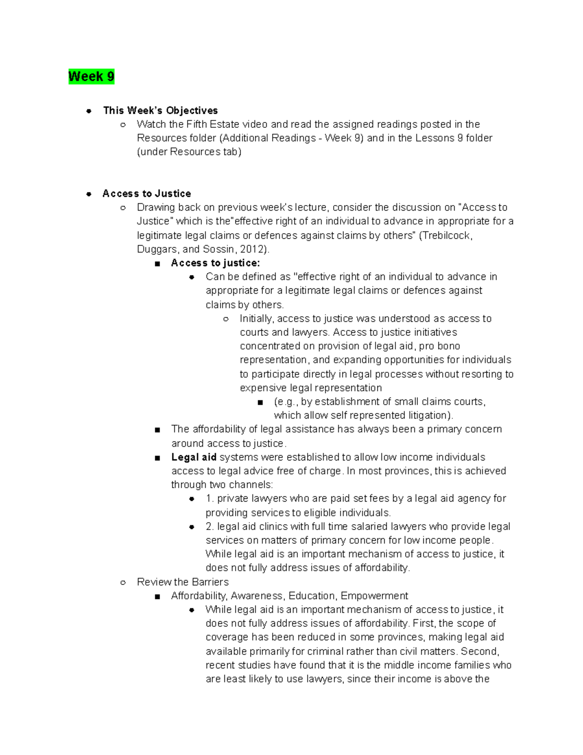 Final Exam Notes: Access to Justice & Criminal Law (Course Code) - Studocu