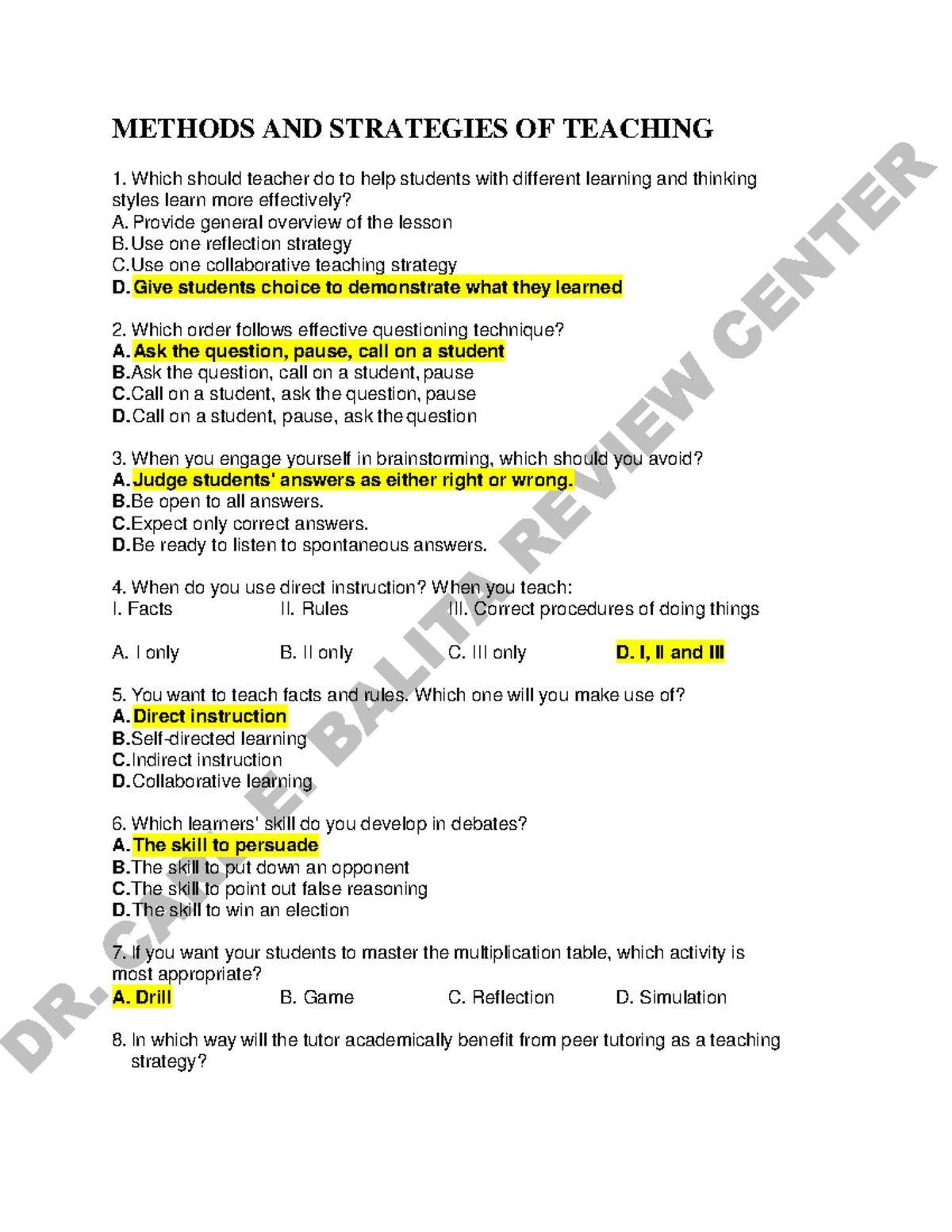 677482498 Effective Teaching Methods and Strategies for Diverse ...