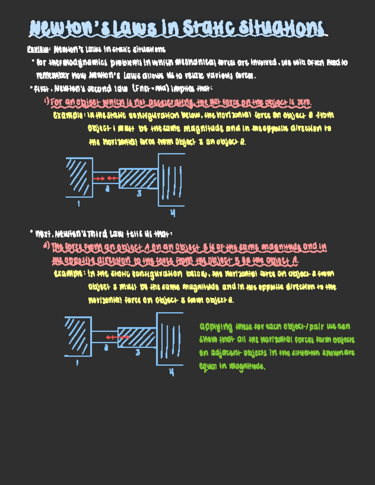 PHYS 157 - Static Situations: Laws of Forces in Thermodynamics - Studocu