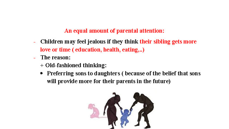 Parental Attention and Sibling Dynamics: Insights on Jealousy and ...