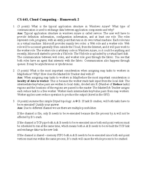 [Solved] How does virtualization improve system security How can it - Cloud Computing (CS 643 ...