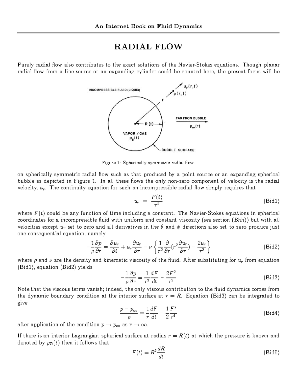 Radial Flow Dynamics in Fluid Mechanics: Key Insights and Equations ...