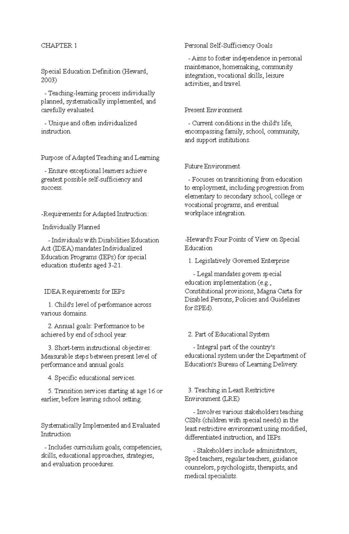 Special Education Overview: Insights and Adaptations for Inclusion ...