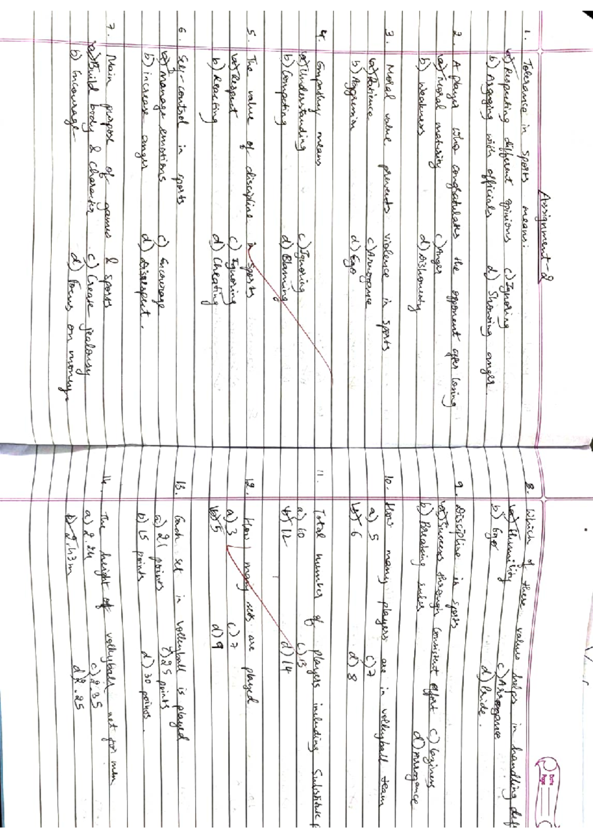 VLSI Assignment: Key Concepts and Questions on Sports Tolerance and ...
