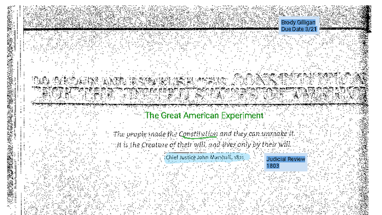Gov Alive Ch. 4 Constitution: Color Code Guidelines for Markup - Studocu