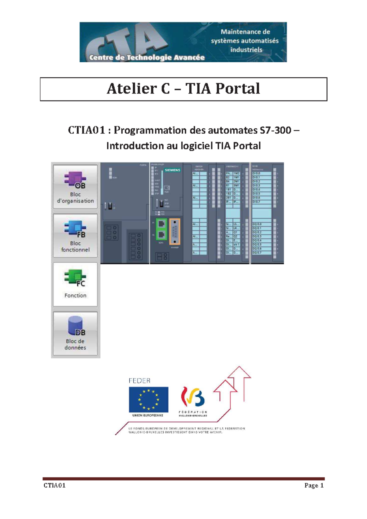 Introduction au TIA Portal (CTIA01) - Guide Pratique - Studocu