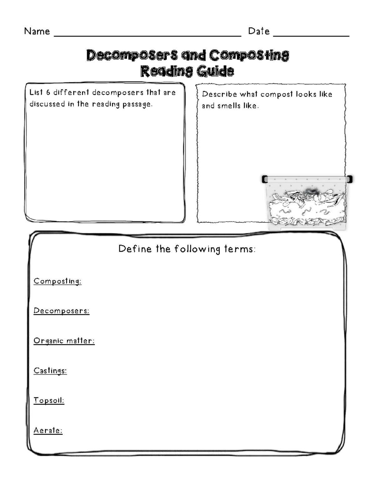 Jeremiah Shorter - Decomposers & Composting Reading Guide - Studocu