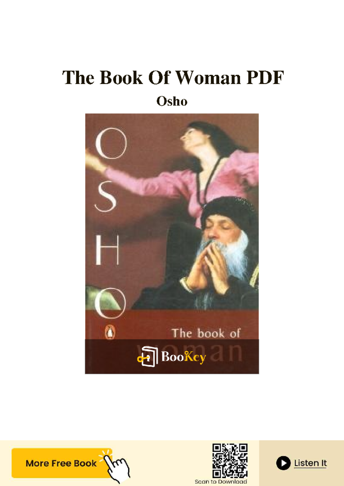 The Book of Woman PDF: Embracing Femininity by Osho - Summary Insights ...