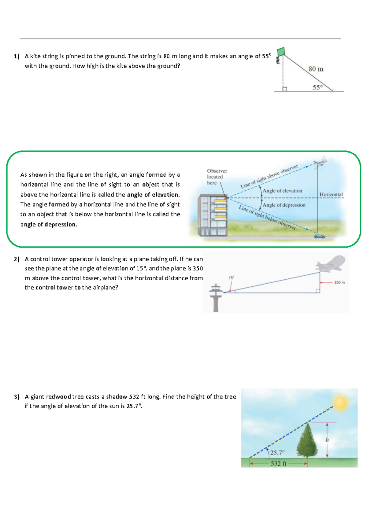 Hisar School 10th Grade PreAP Calculus Right Triangle Trig Notes - Studocu