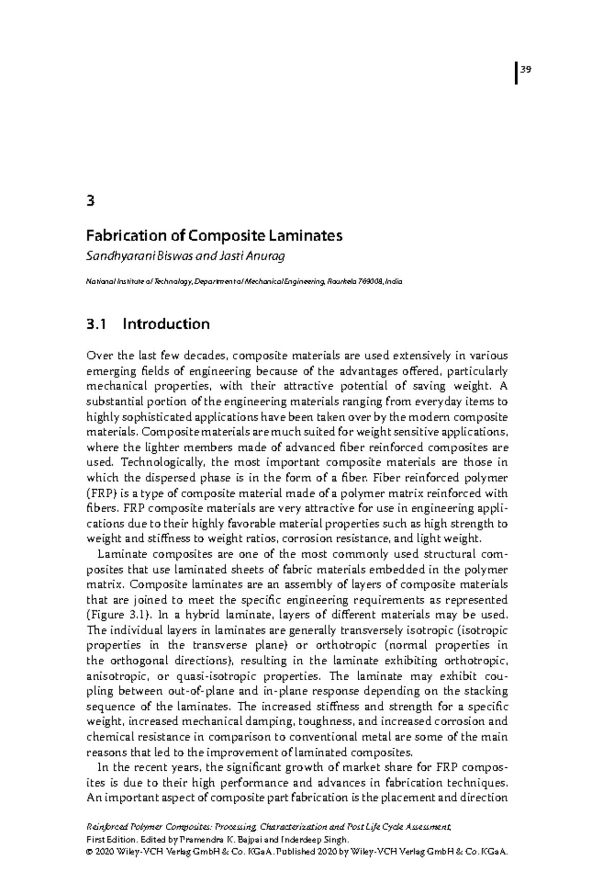 Fabrication Techniques for Composite Laminates: Methods & Applications ...