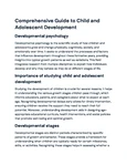 Quiz: Comprehensive Guide to Child and Adolescent Development ...