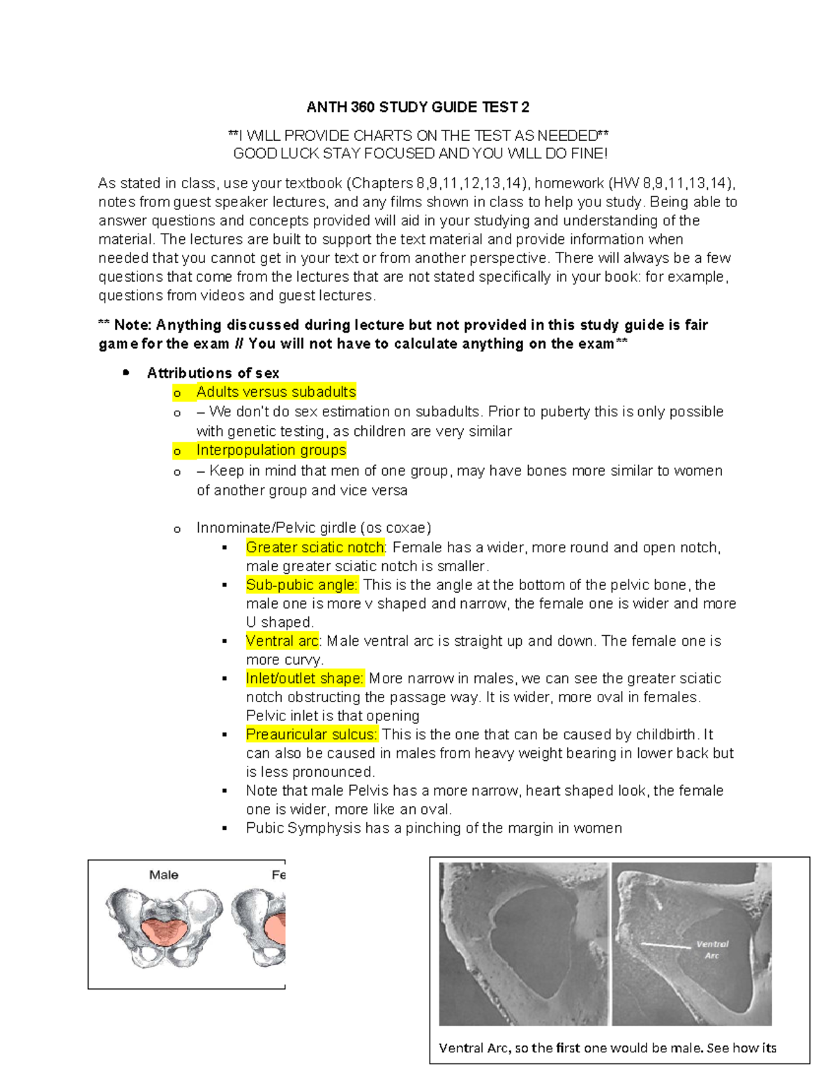 ANTH 360 Exam 2 Study Guide: Key Concepts & Lecture Notes - Studocu