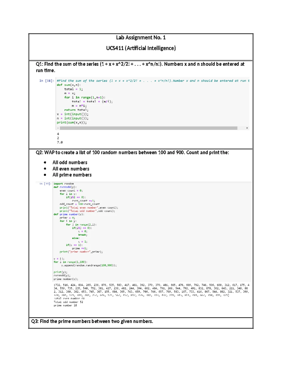 UNC504: End Semester Exam PYQs on Artificial Intelligence - Studocu