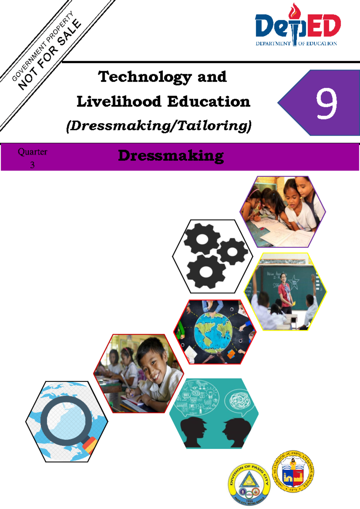 TLE 9 Q3 M1: Self-Learning Module on Designs of Children's Wear - Studocu