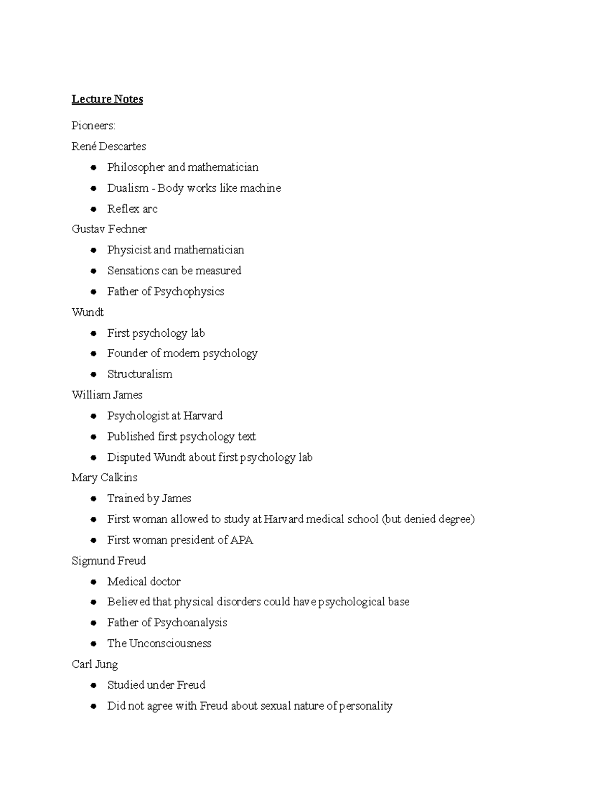 Chapter 1 - Psychology 101: History & Theories of Behavior - Studocu