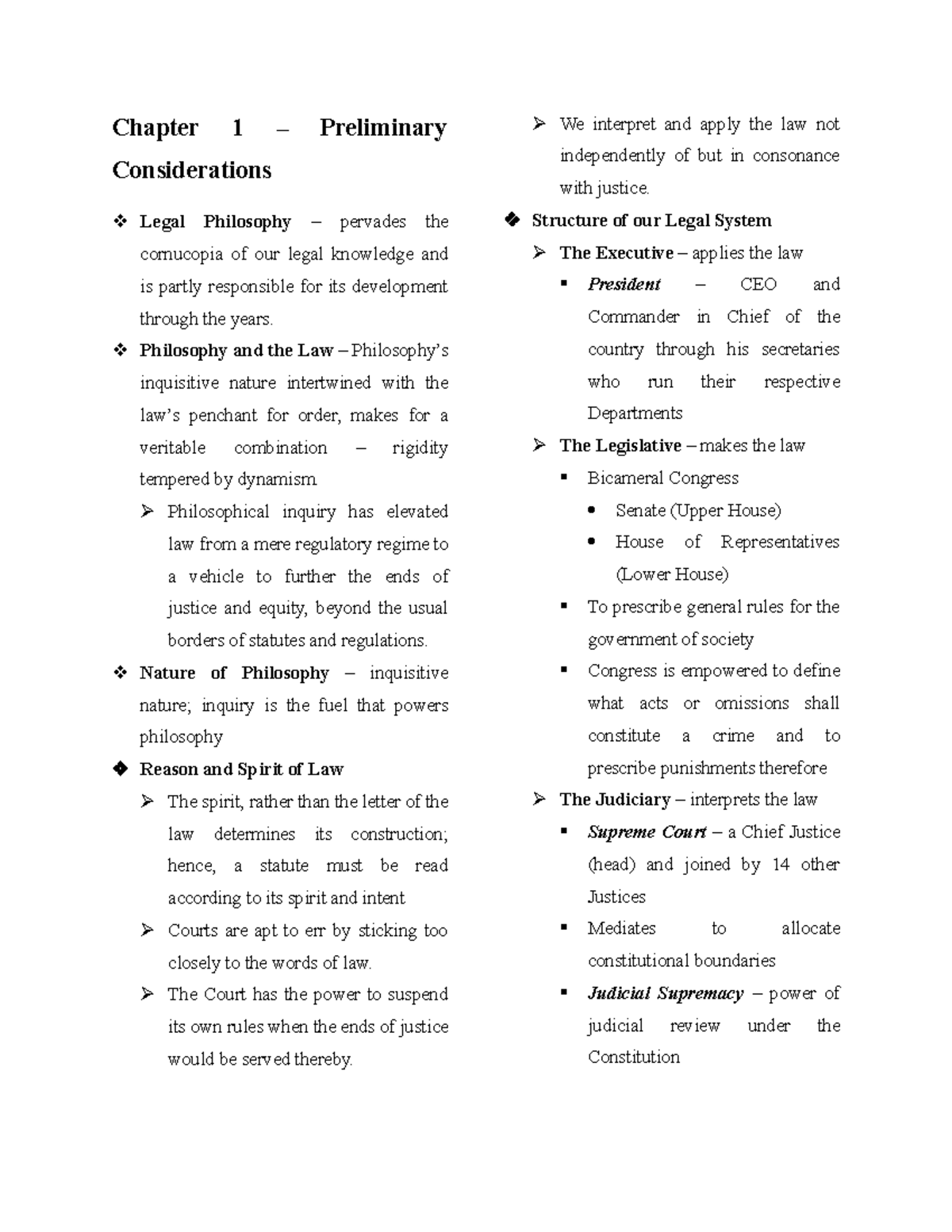 Philosophy of Law: Comprehensive Overview and Key Concepts (PHIL101) - Studocu