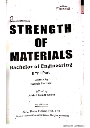 Som - Formula list - STRENGTH OF MATERIAL son 1 load area of diagram ...