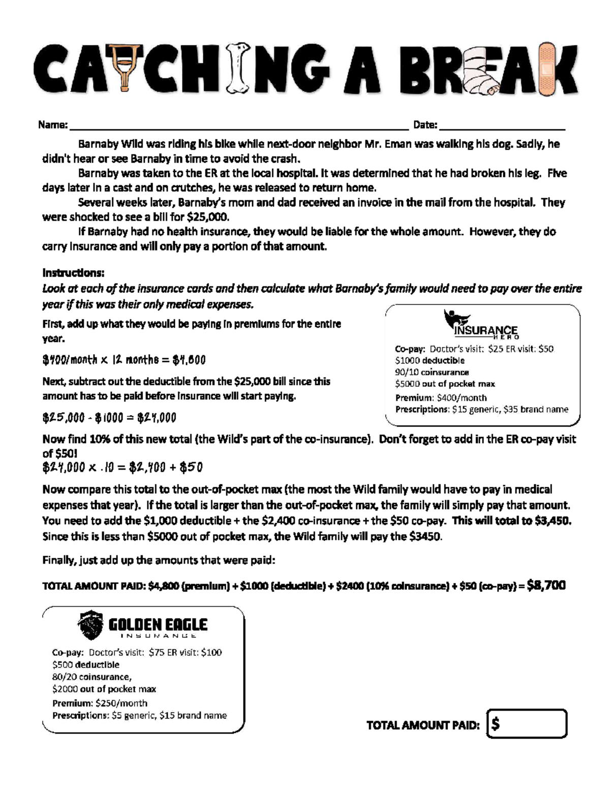 4.1 Activity: Catching a Break - Key Insights and Reflections - Studocu