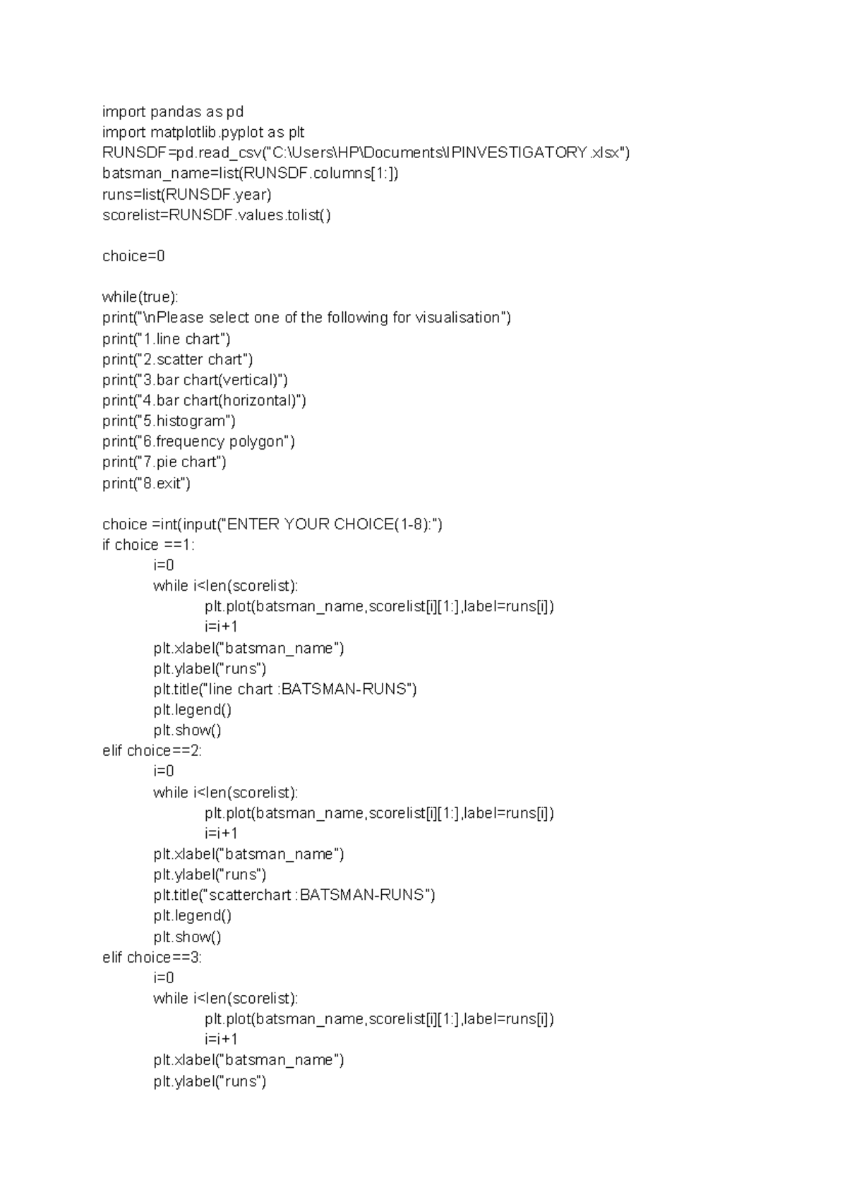 IP Investigatory - its important - import pandas as pd import ...