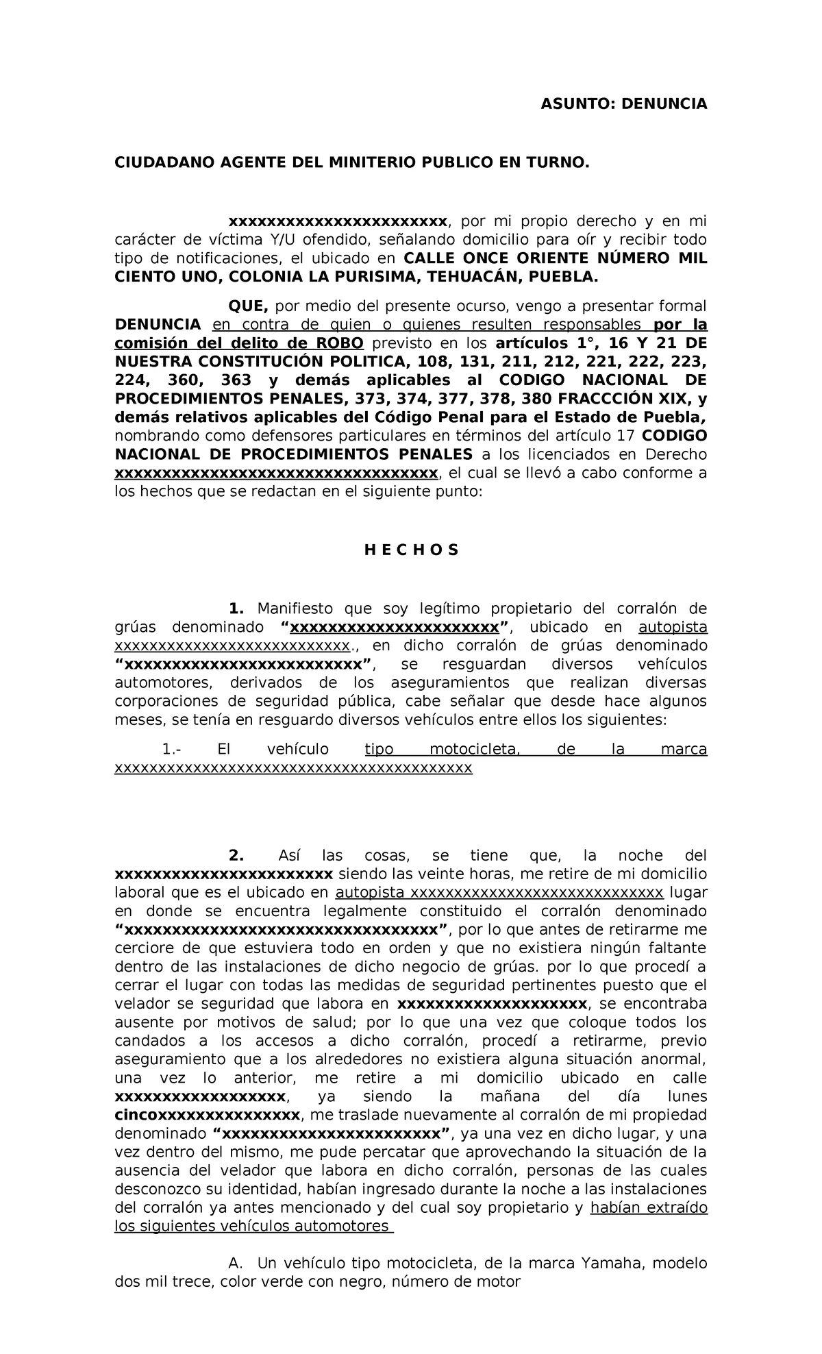 Miedo grave y temor Fundado - En relación a las excluyentes de ...