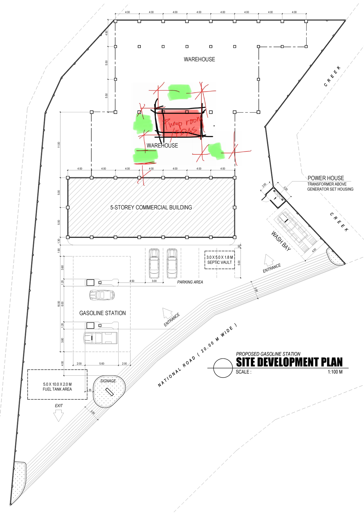 Proposed Gasoline Station Site Development Plan (A1) - Studocu