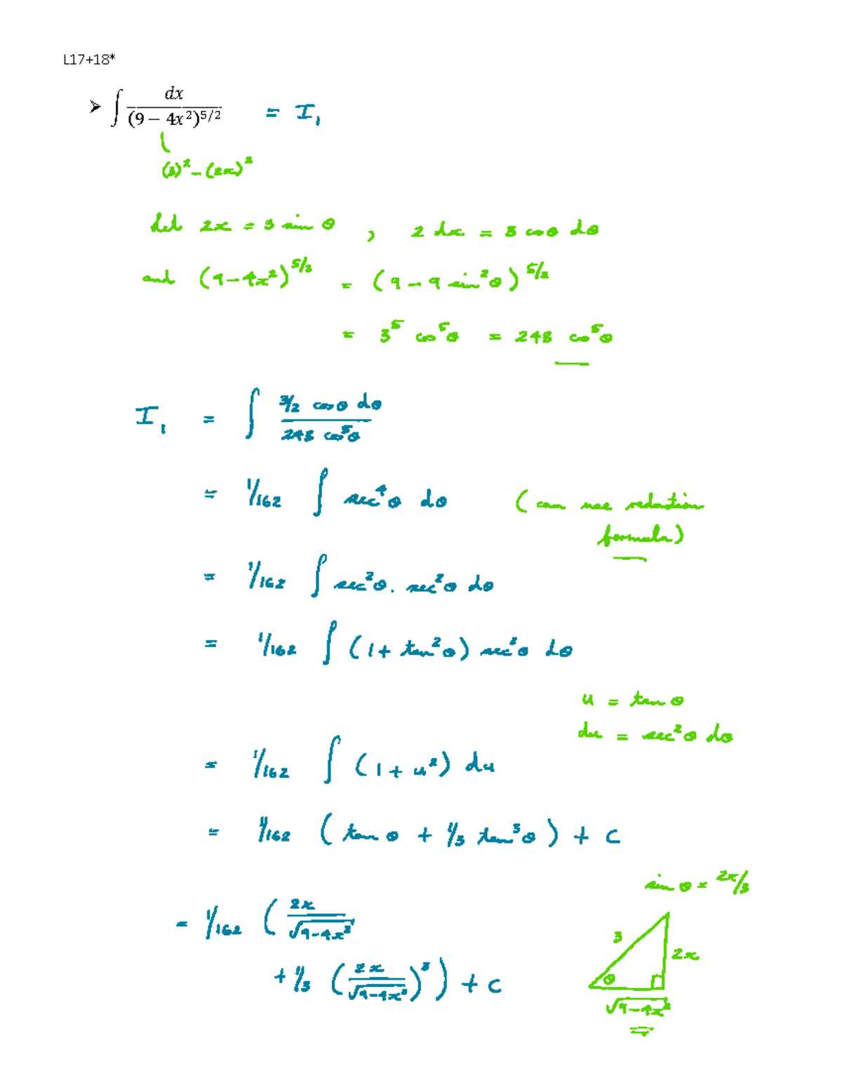 Integrals Involving Partial Fractions: Examples & Evaluation - Studocu