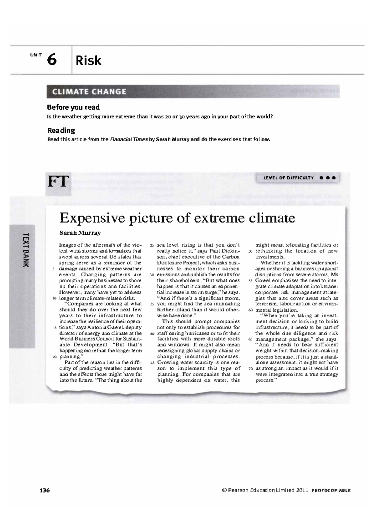 UNIT 6 Climate Risk Management: Adapting to Extreme Weather Events ...