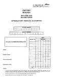 FAC1501 - Unisa - Financial accounting - Studocu