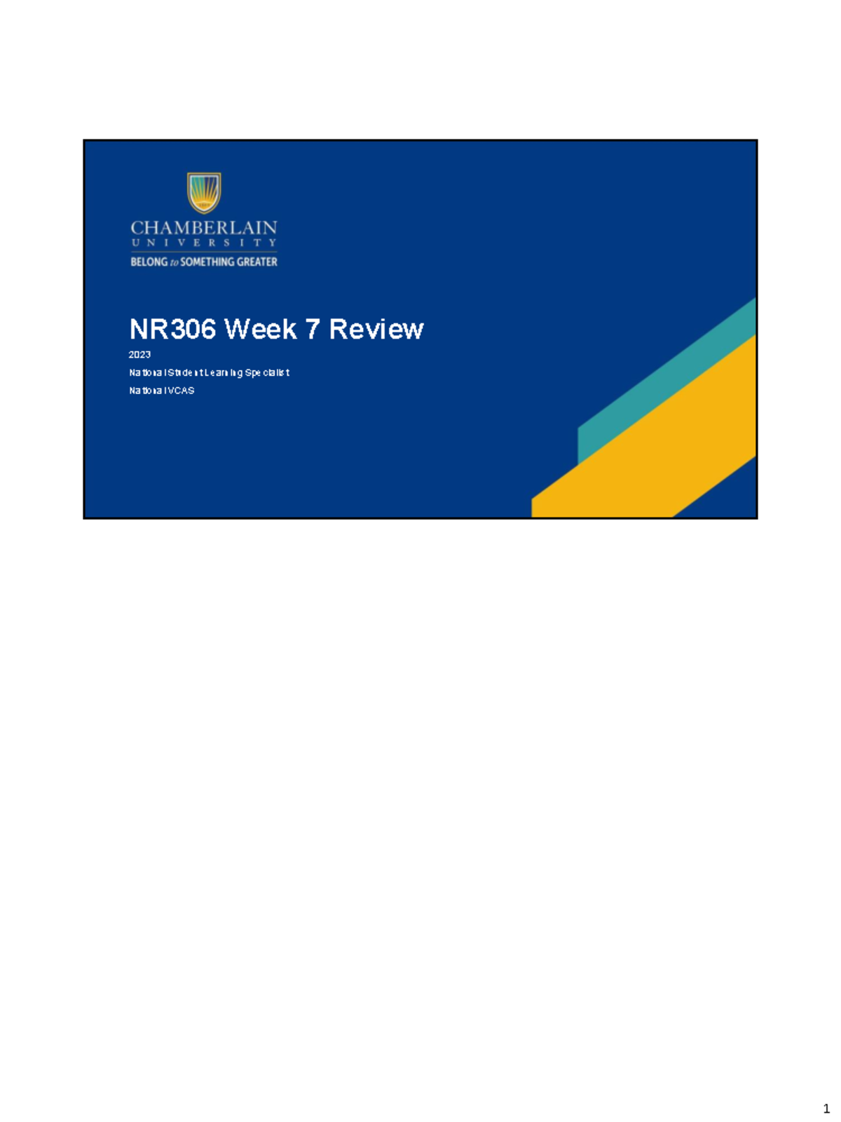 NR306 Week 7 Study Guide: Mastering Neurological Assessment Techniques ...