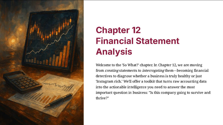 Chapter 12: Financial Statement Analysis Techniques (FIN 301) - Studocu