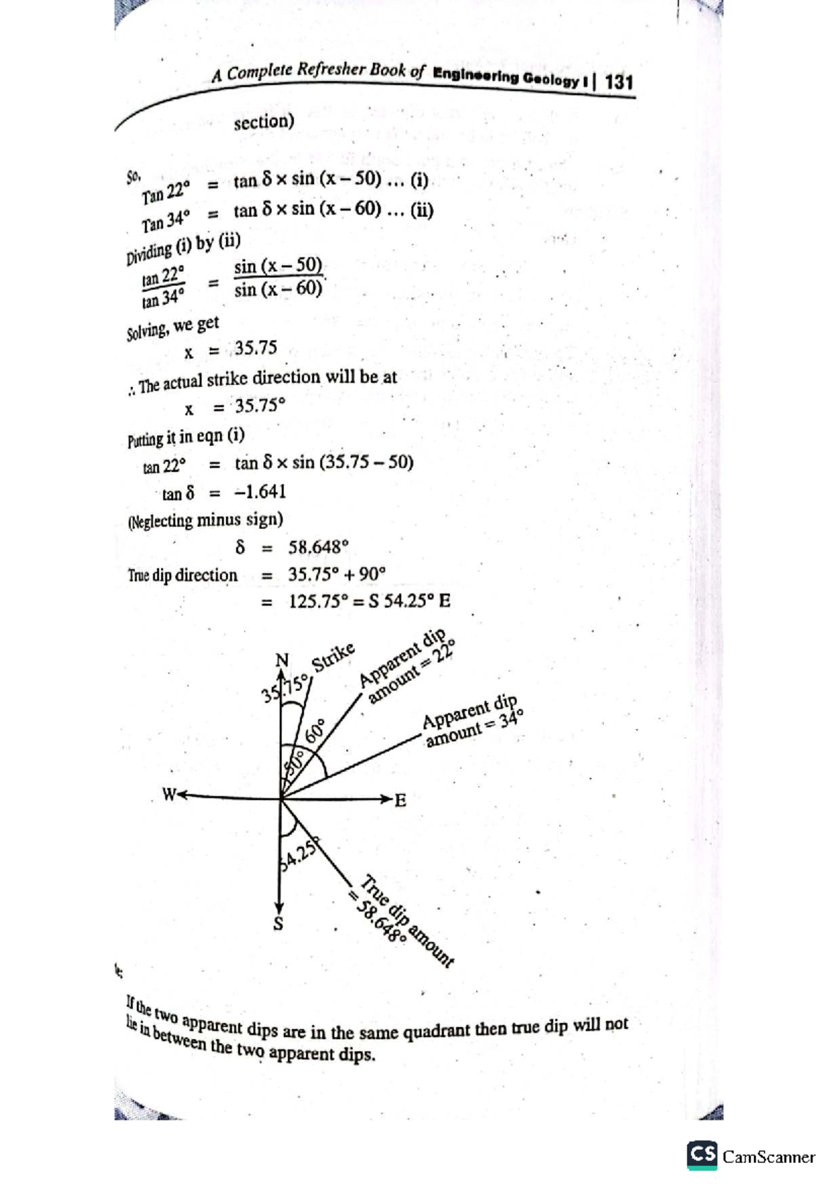 Engineering Geology Guide: Key Concepts & Problem Solving (CS 131 ...