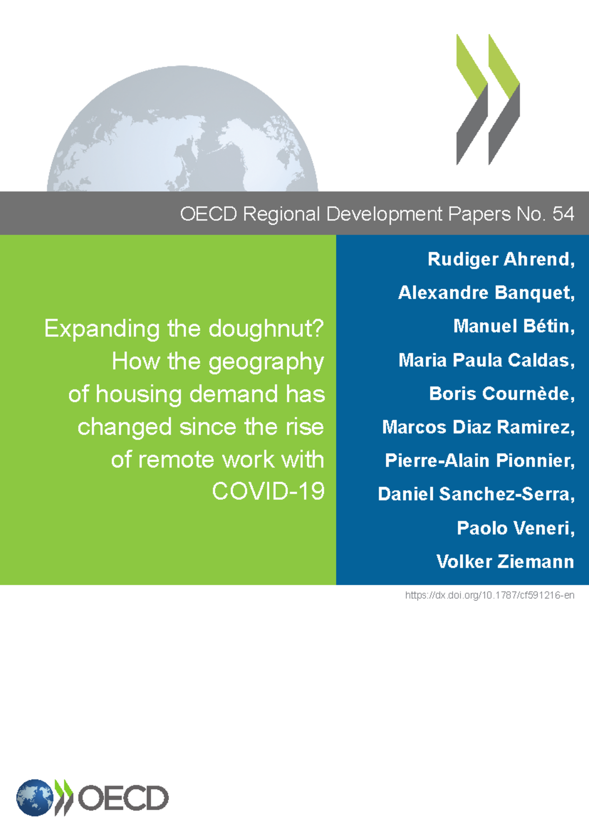 OECD Regional Dev. Paper No. 54: Evolving Housing Demand Post-COVID ...
