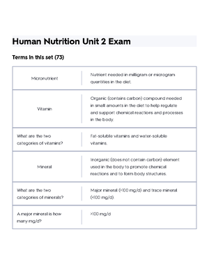 Human Nutrition Exam 1 (Chapters 1,2,4,5,6) Flashcards Quizlet - Human Nutrition Exam 1 ...