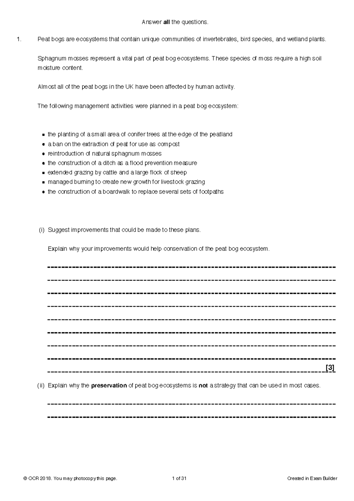 Populations and Sustainability: Conservation Strategies and Ecosystem ...