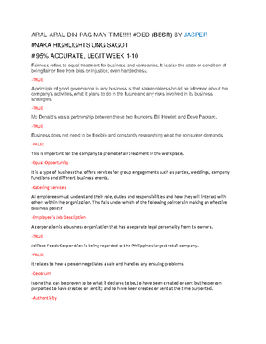 Lesson 5 - Data Manipulation Language - MODULE OF INSTRUCTION Database Management System 1 1 DML ...