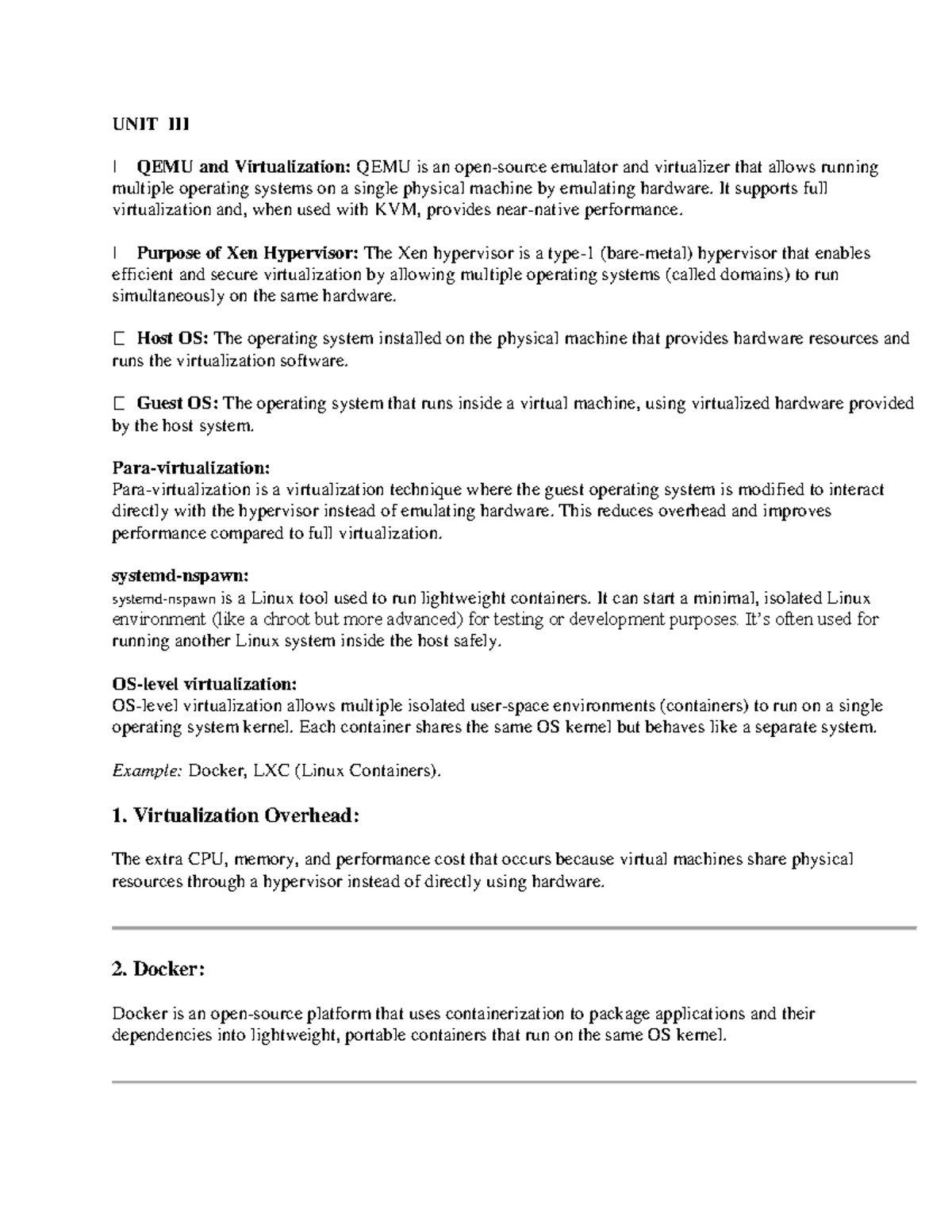 AOS 3 - Advanced Operating Systems: Virtualization & QEMU Overview ...