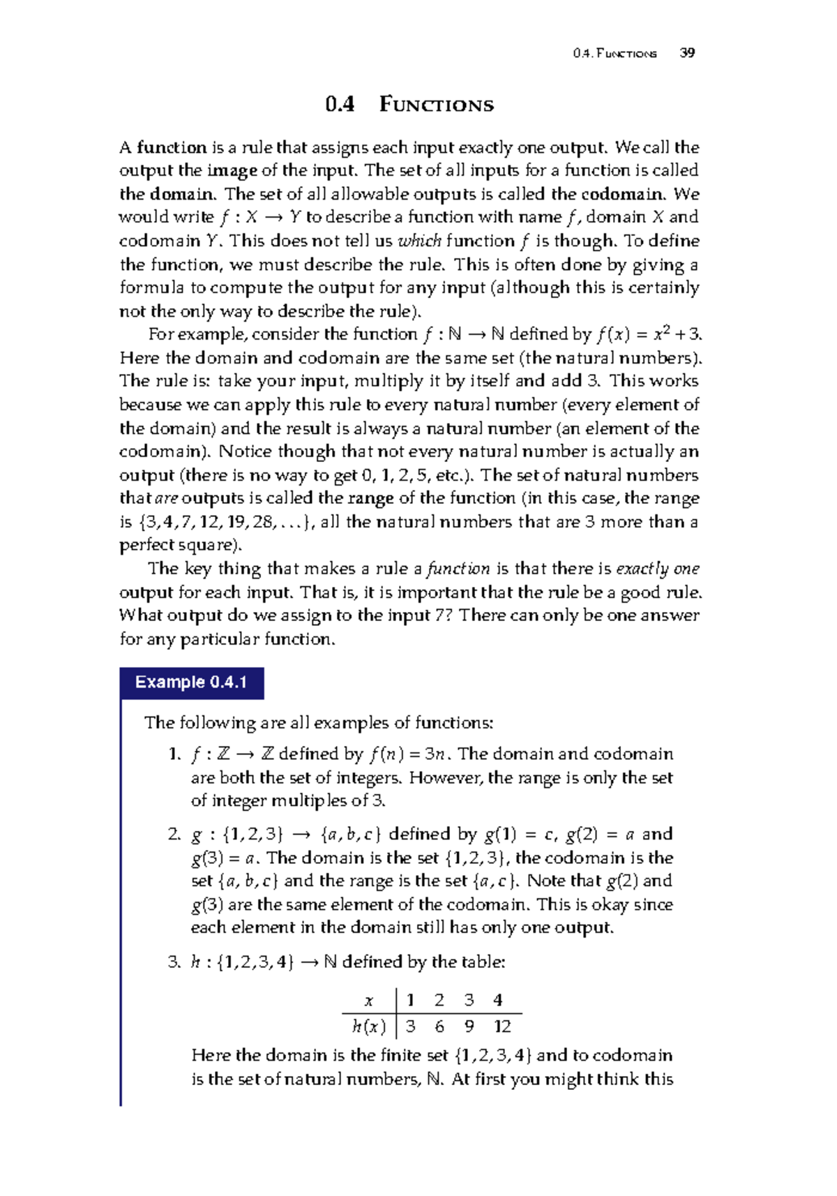 Discrete Mathematics 19 Functions 39 0 Functions A Function Is A Rule That Assigns Each Input