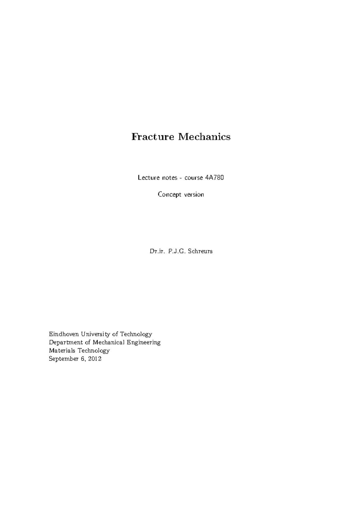 223692825 Fracture Mechanics Schreus 2012 pdf - Fracture Mechanics ...