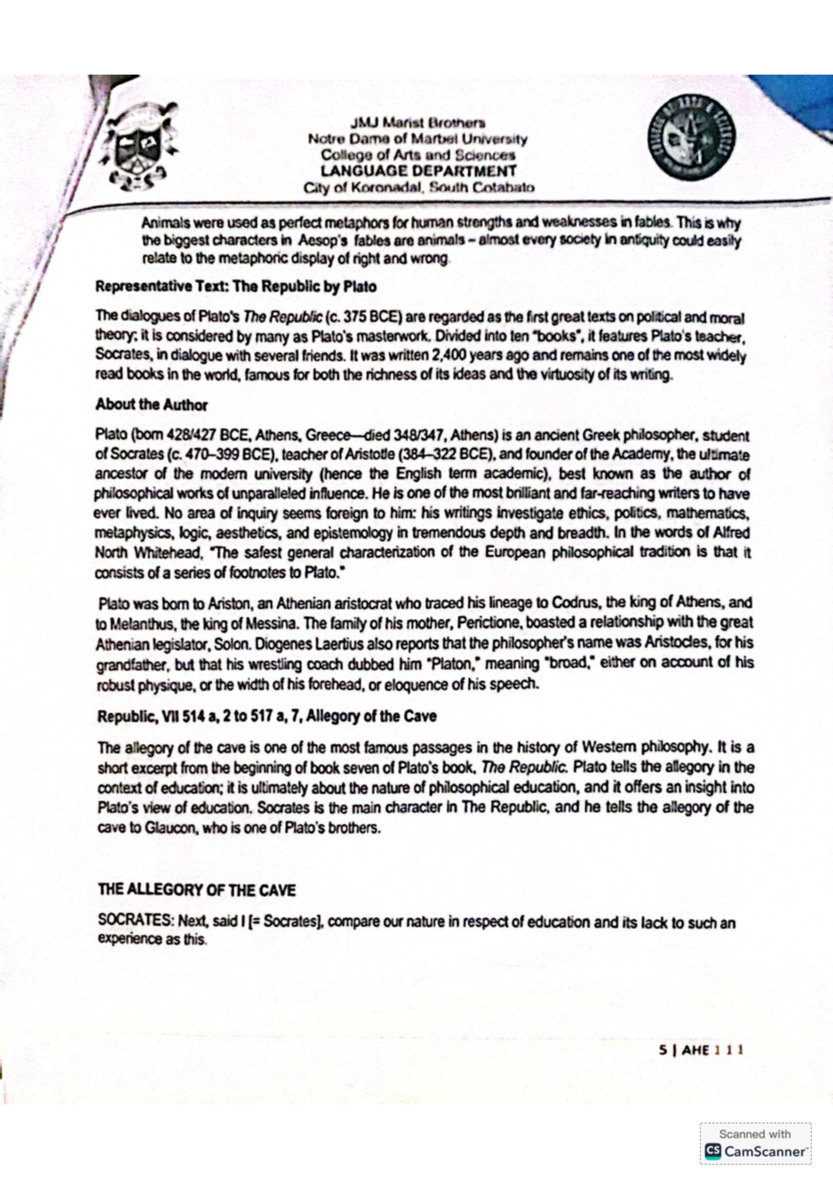 1171 AHE Lesson on Oedipus Rex by Sophocles: Themes & Analysis - Studocu