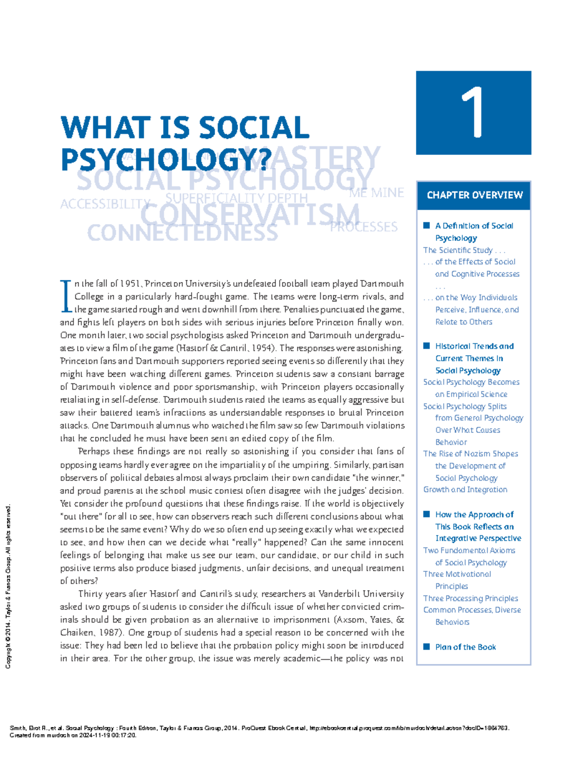 Social Psychology 4th Ed: Understanding Human Behavior Dynamics - Studocu