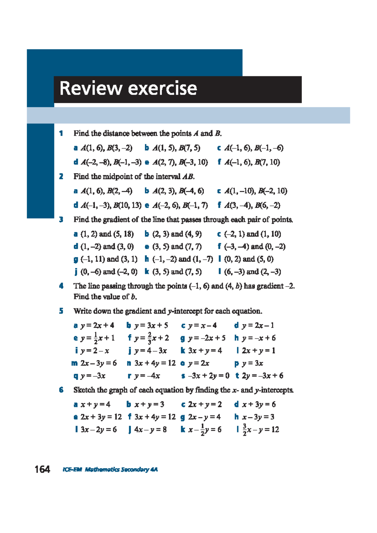 Linear Relationships - Review Challenge (MATH 101) - Studocu