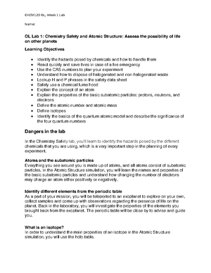 Week 3 Lab-Stoichiometry and Solutions - Complete - OL Lab 3 ...
