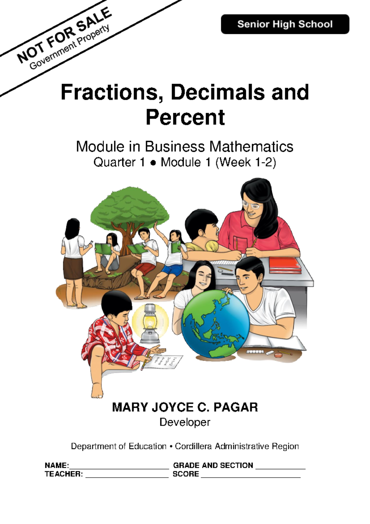 Business Math Module 1: Fractions, Decimals & Percent (Weeks 1-2) - Studocu