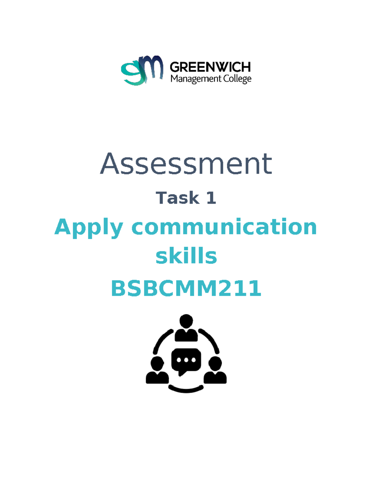 BSBCMM211 - Assessment Task 1: Apply Communication Skills V3 - Studocu