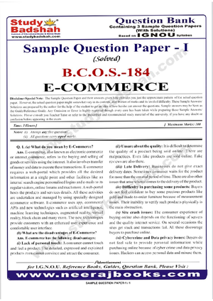 [Solved] Differentiate between digital signature and electronic signature - E commerce (BCOS 184 ...