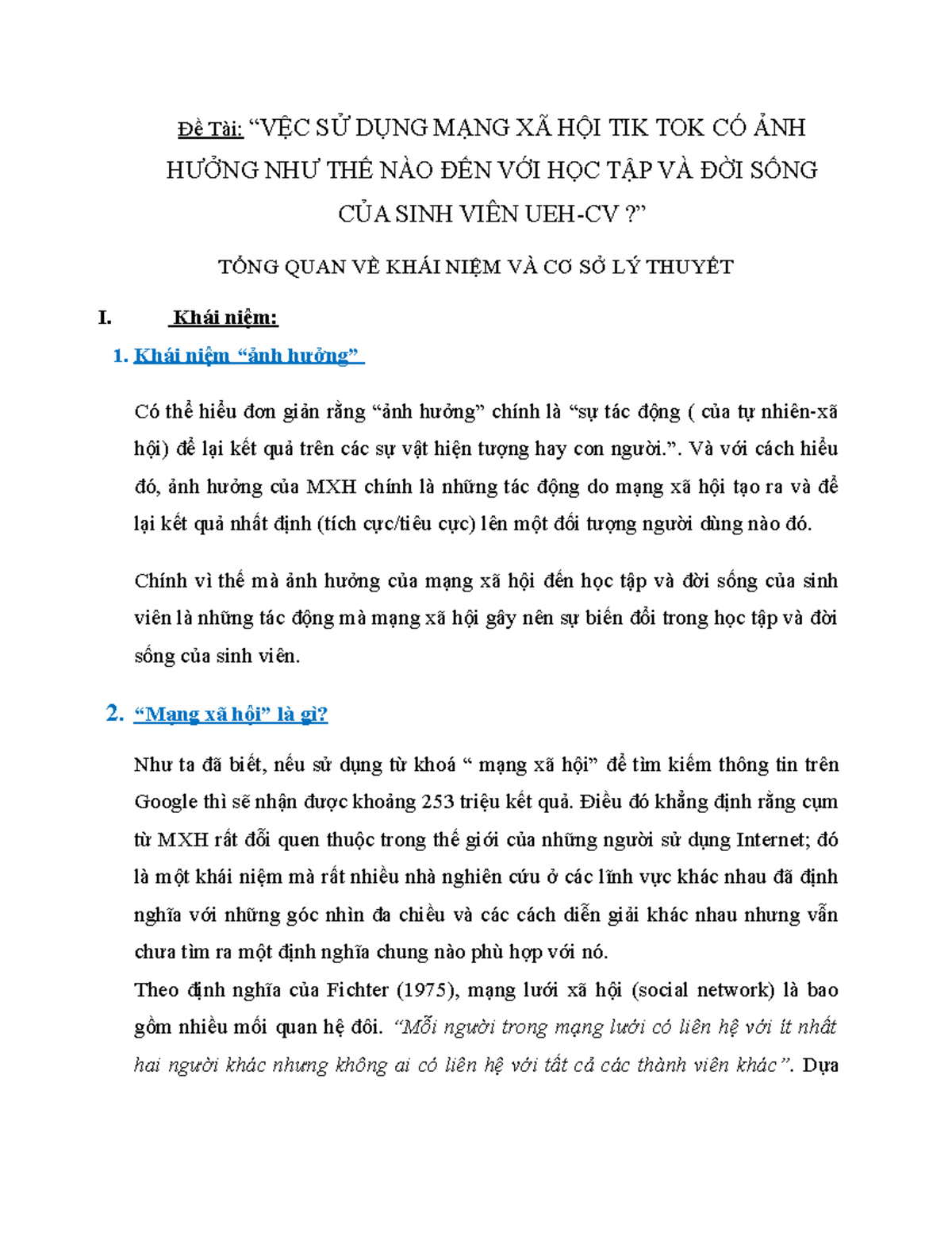 Nguyen Vu Thuc Doan BT3 - bài tập môn học - Đề Tài: “VỆC SỬ DỤNG MẠNG ...