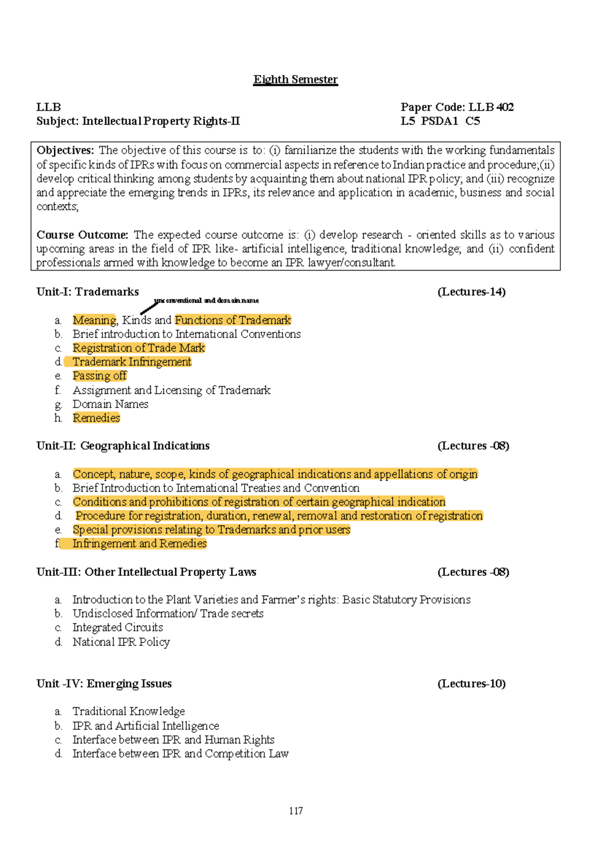 Intellectual Property Law Overview - LLB 402 Final Exam Notes - Studocu