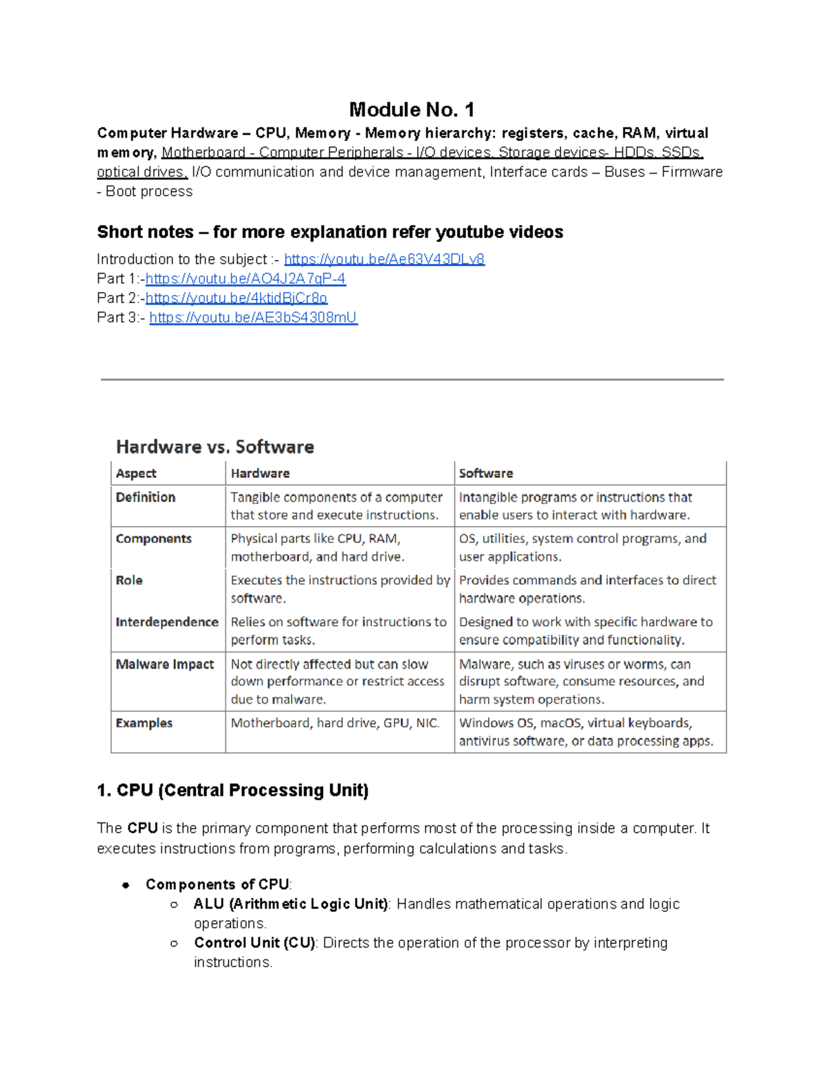 Foundations OF Computing FROM Hardware Essentials TO WEB Design ...